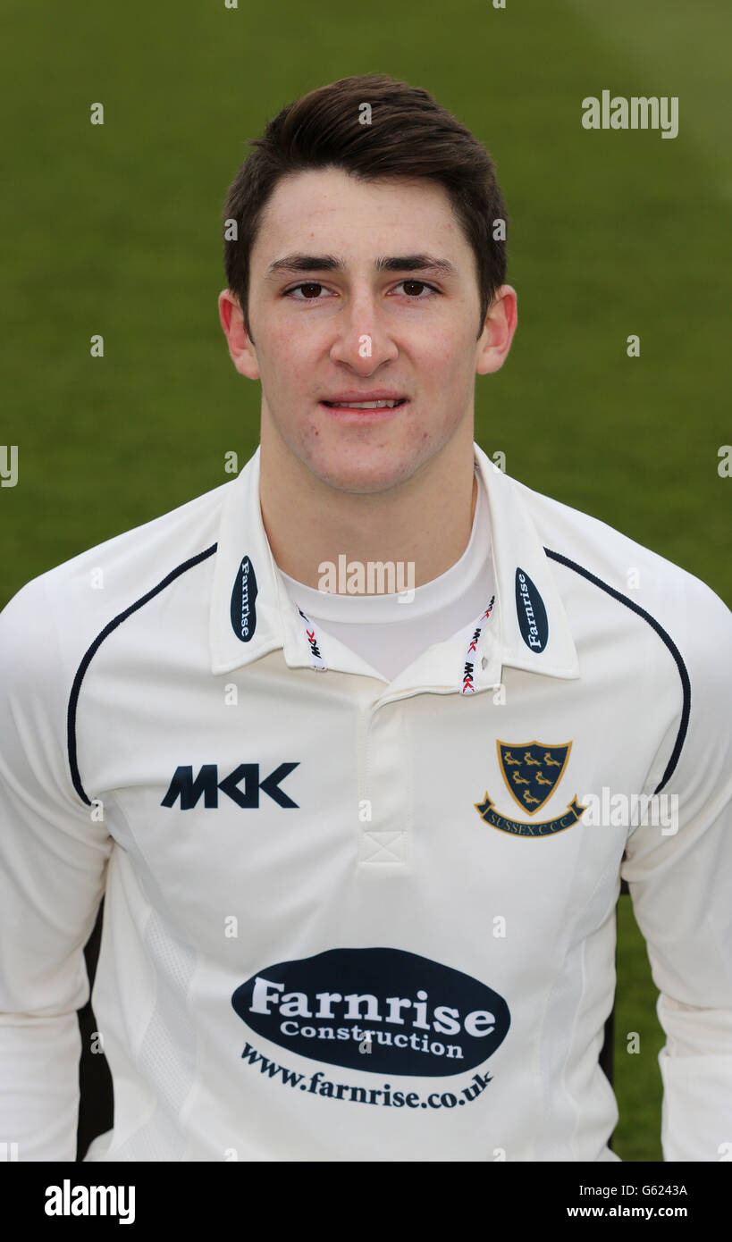 Sussex's Callum Jackson during the photocall at the Brightonandhovejobs ...