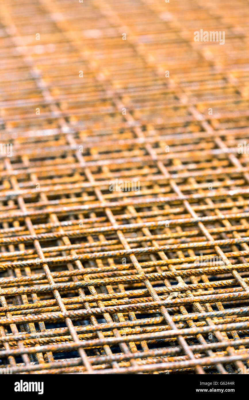 Stack of steel reinforcing mesh hi-res stock photography and images - Alamy