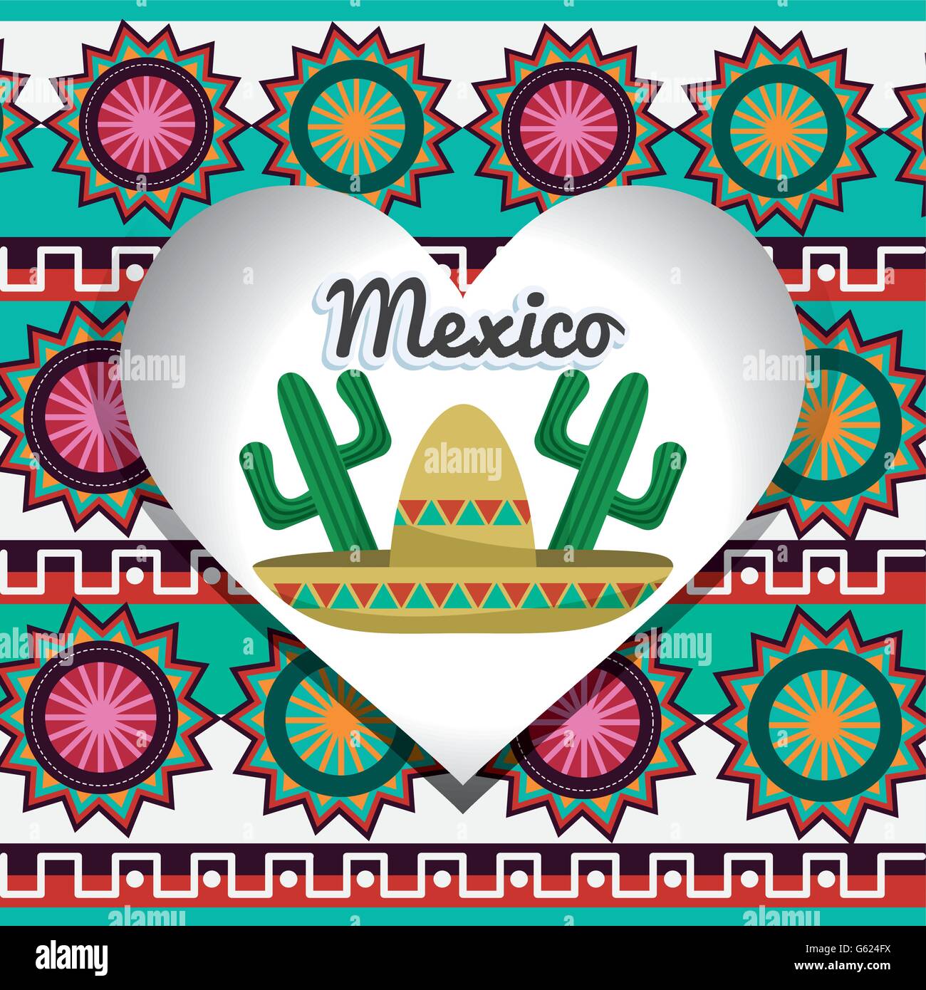Mexico landmarks design Stock Vector Image & Art - Alamy