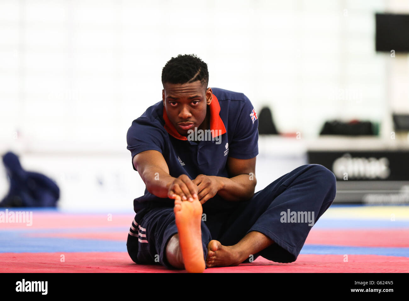 Lutalo Muhammad during the team announcement at the National Taekwondo ...