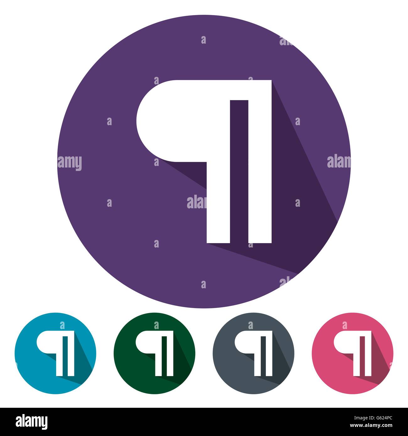 Paragraph symbols Stock Vector Images - Alamy