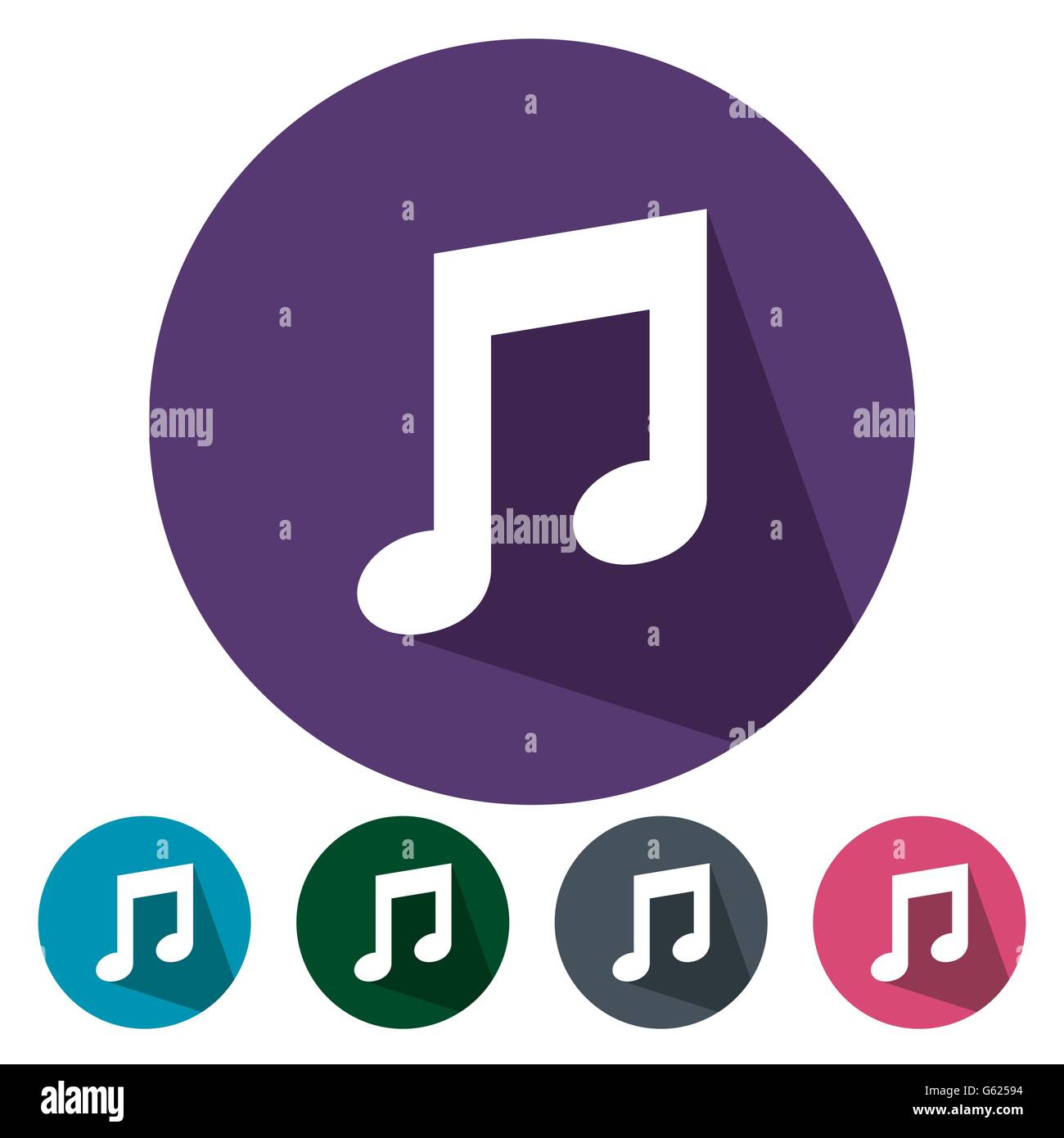 Modern musical symbols Cut Out Stock Images & Pictures - Alamy