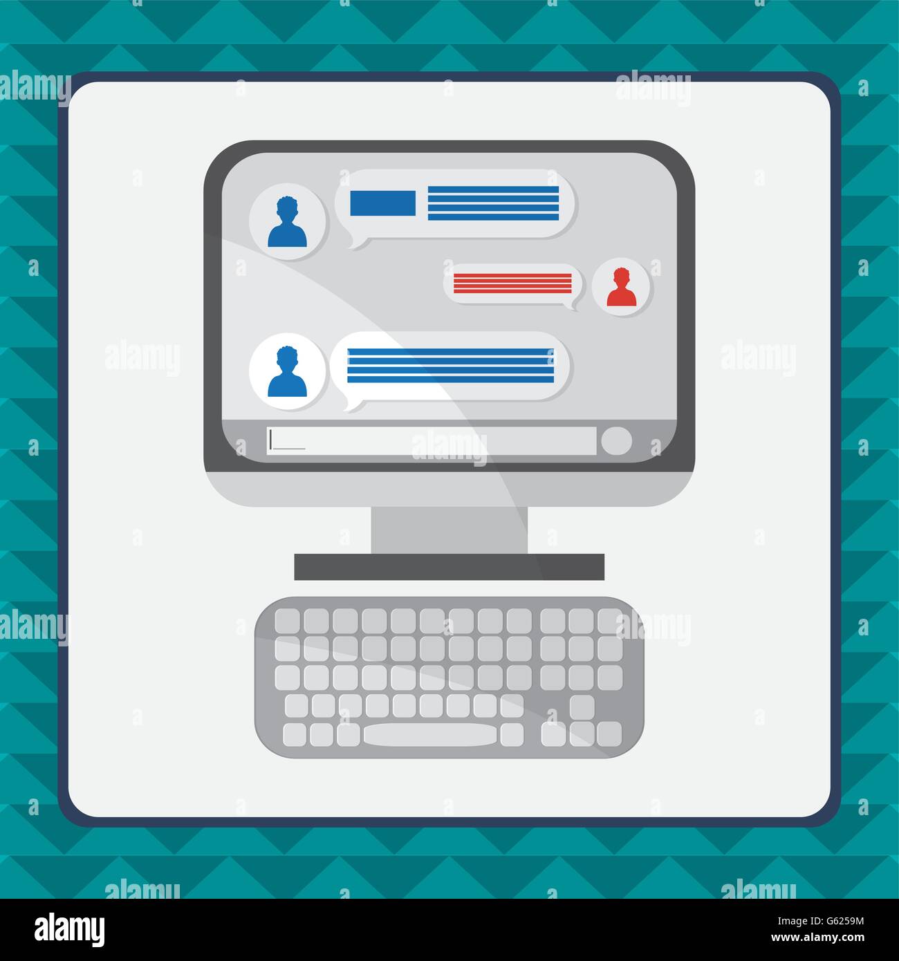 Communication and chat design Stock Vector Image & Art - Alamy