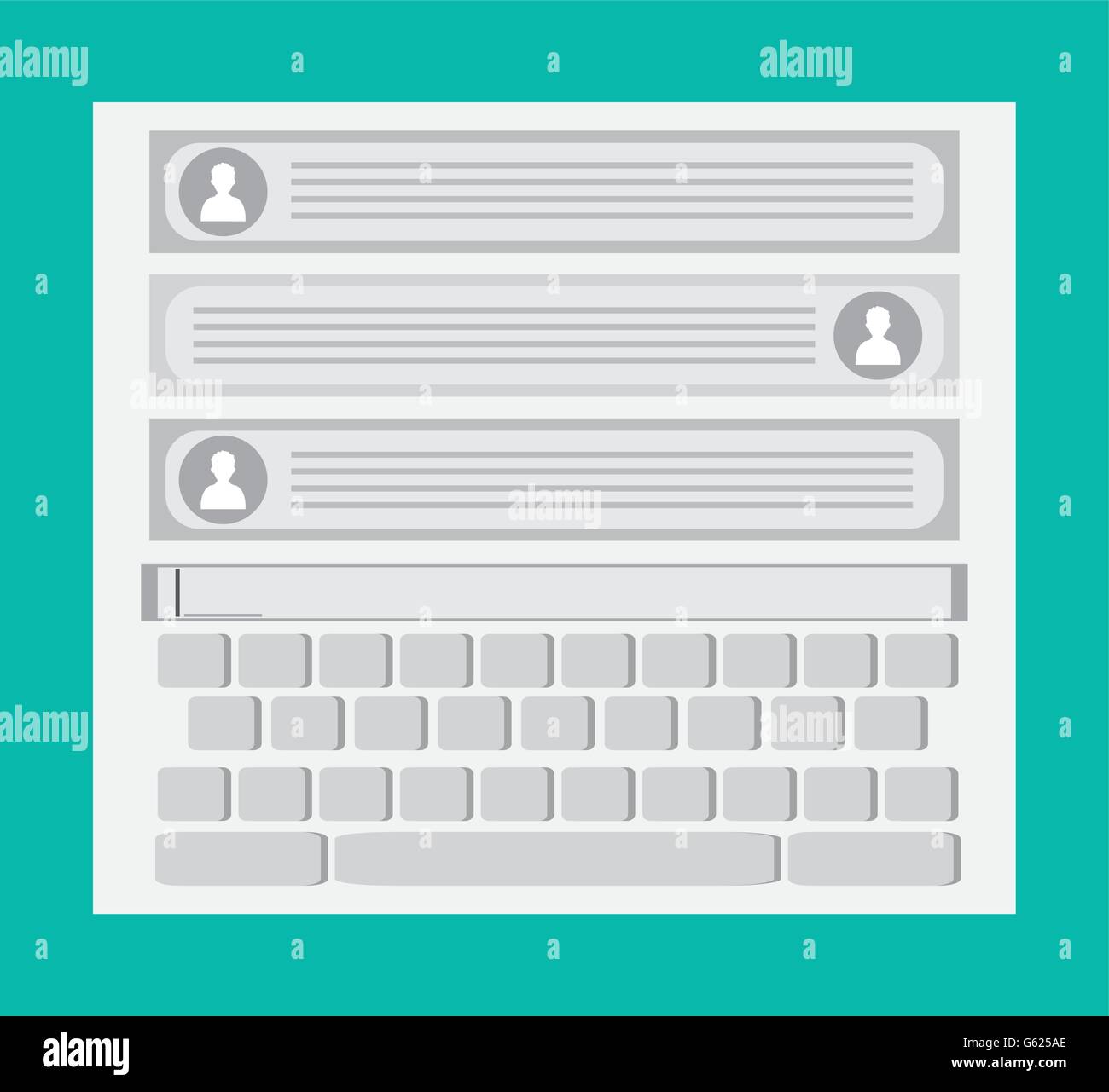 Communication and chat design Stock Vector Image & Art - Alamy
