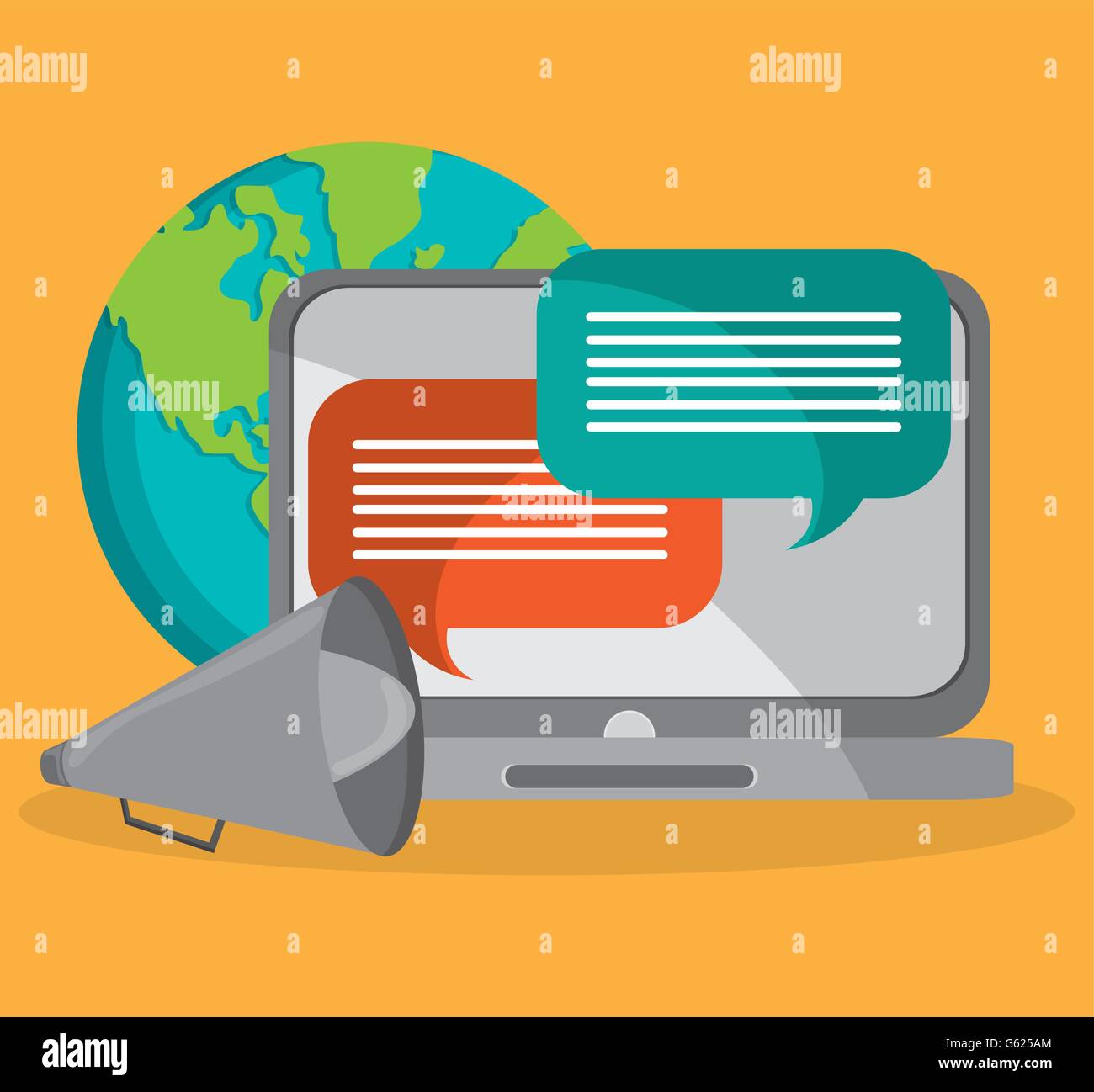 Communication and chat design Stock Vector Image & Art - Alamy