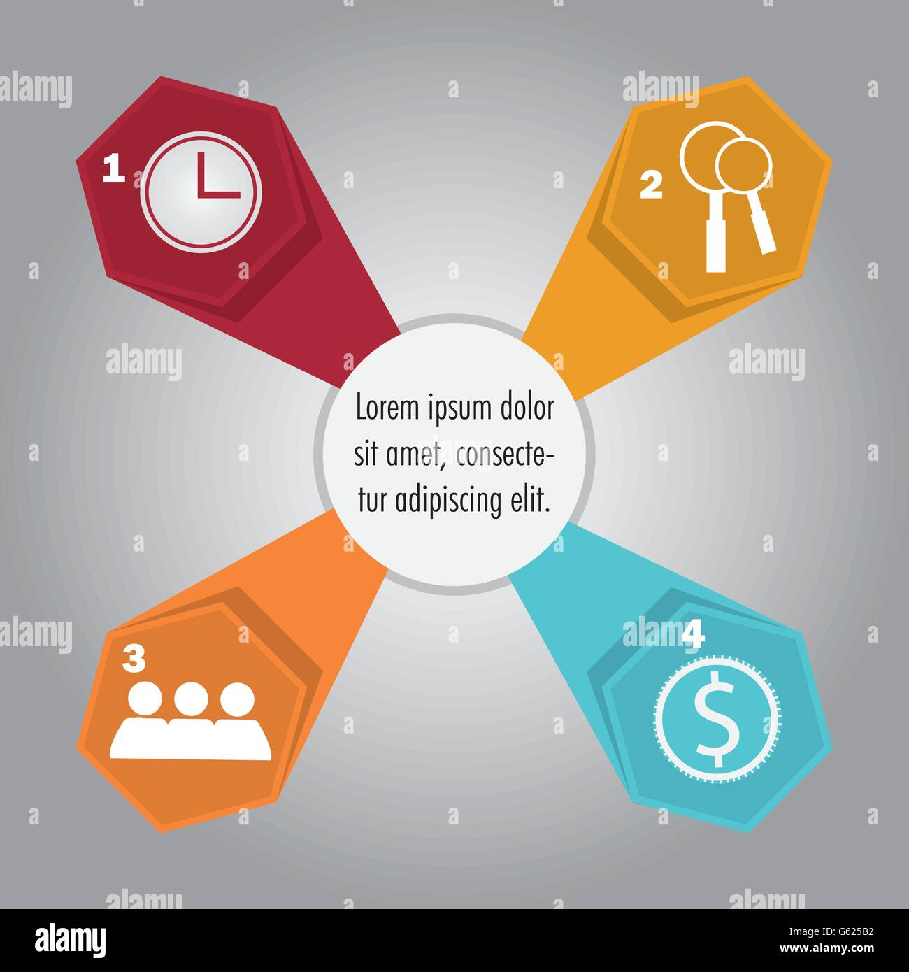 Process icons design Stock Vector Image & Art - Alamy