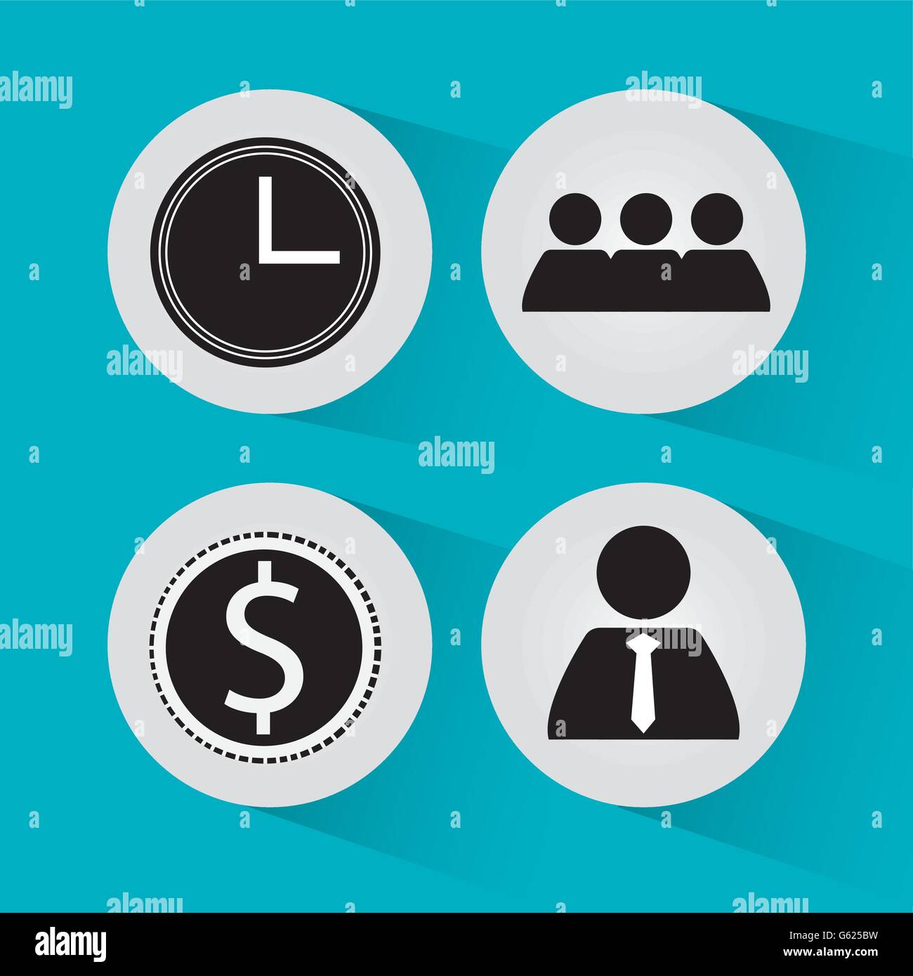 Process icons design Stock Vector Image & Art - Alamy
