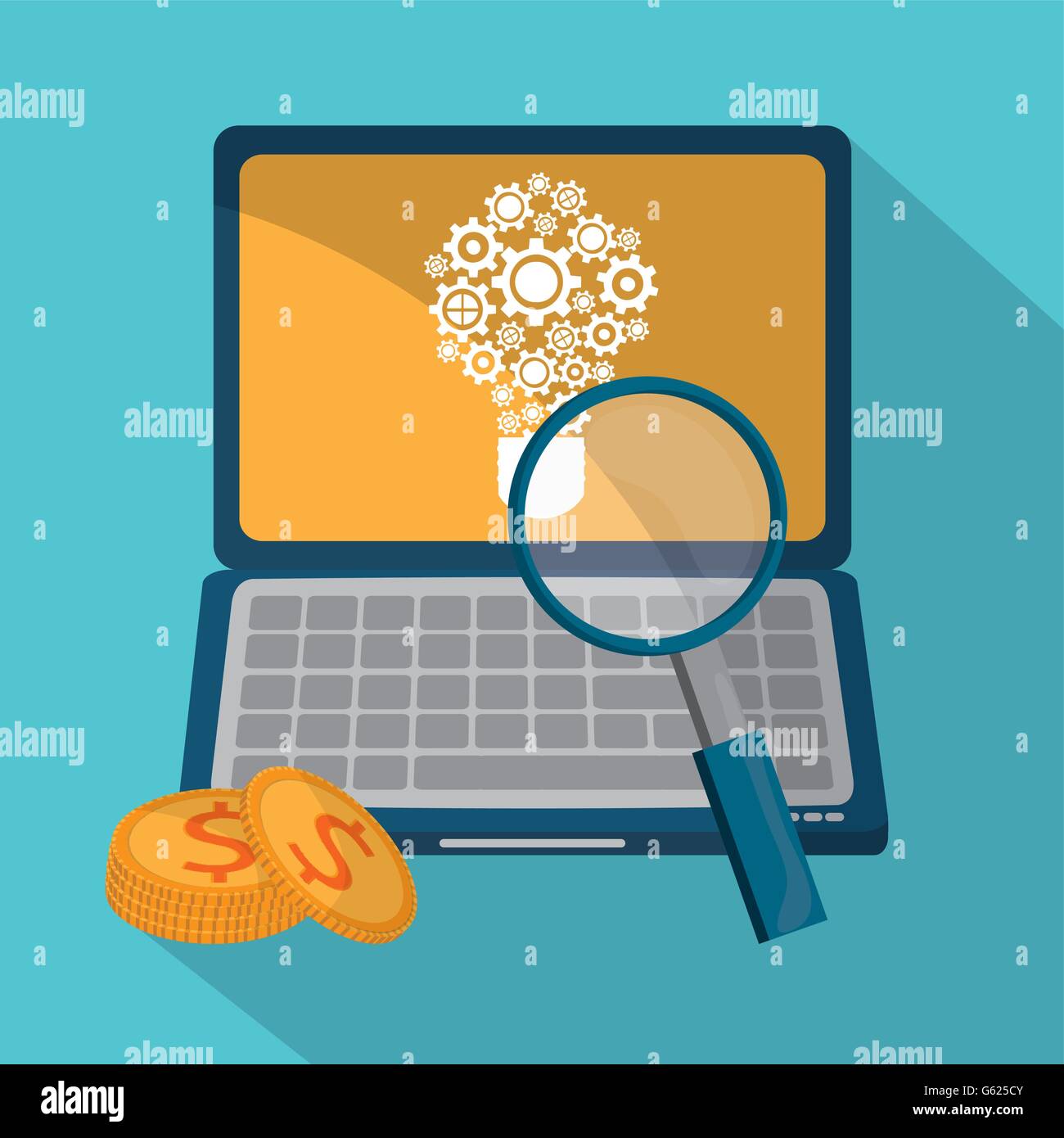 Process icons design Stock Vector Image & Art - Alamy