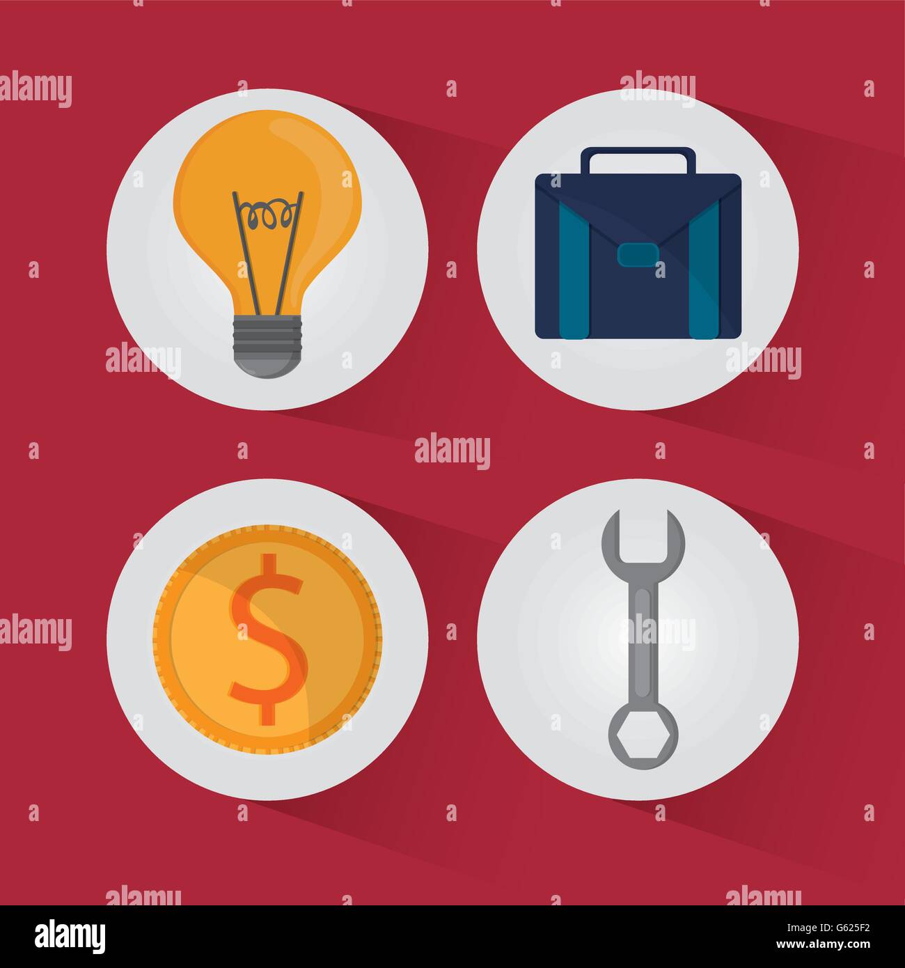 Process icons design Stock Vector Image & Art - Alamy