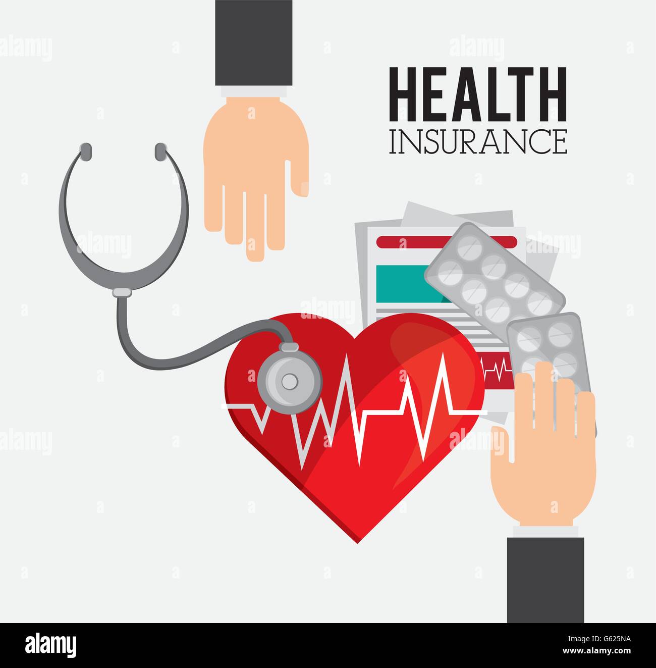 human insurance design Stock Vector Image & Art - Alamy