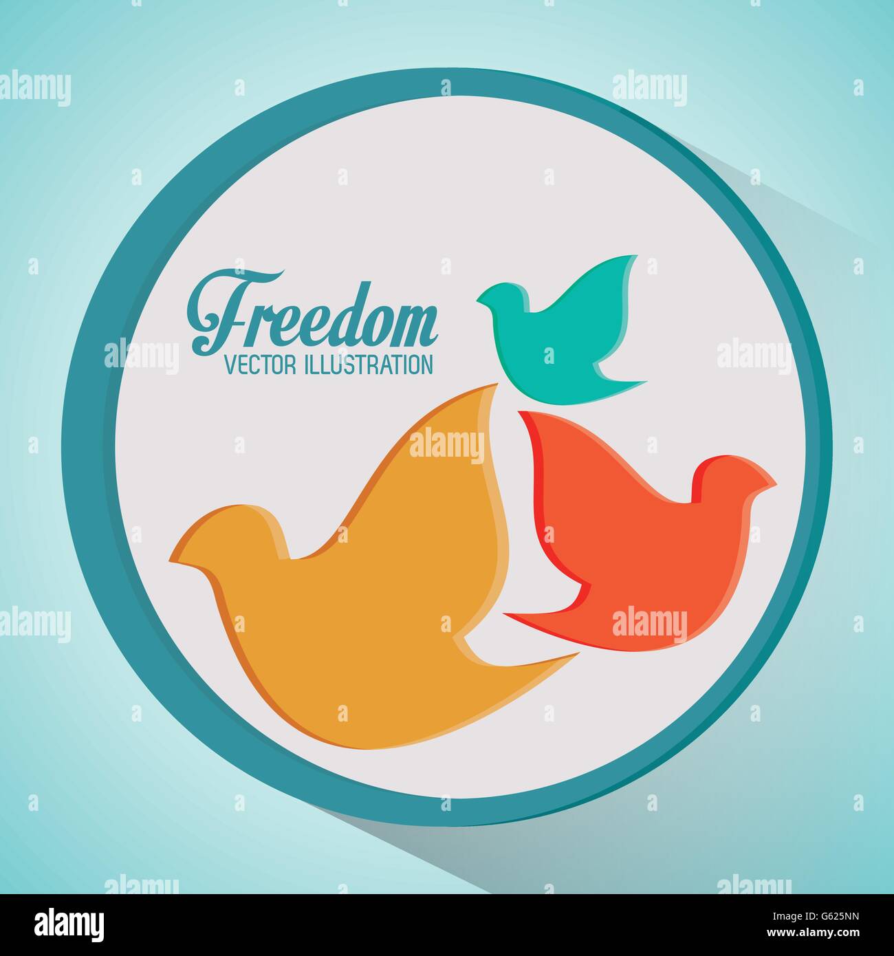 Freedom icons design Stock Vector Image & Art - Alamy