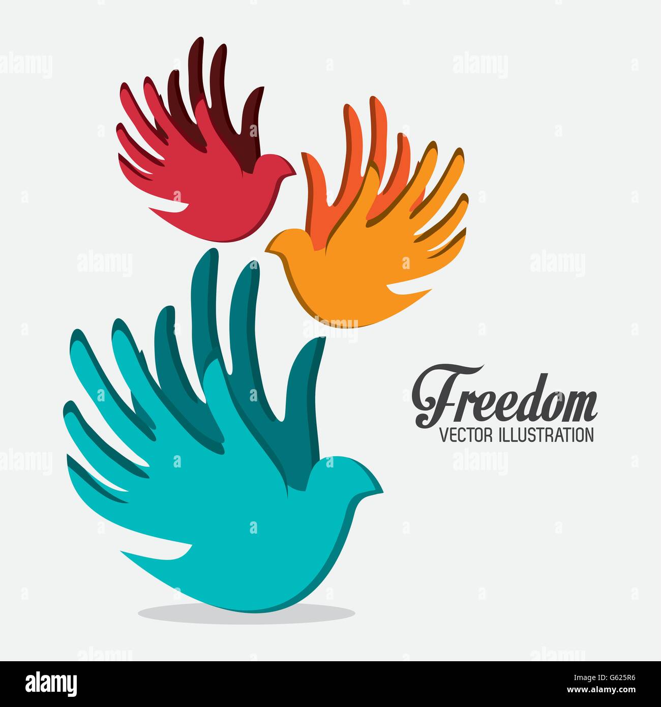 Freedom icons design Stock Vector Image & Art - Alamy