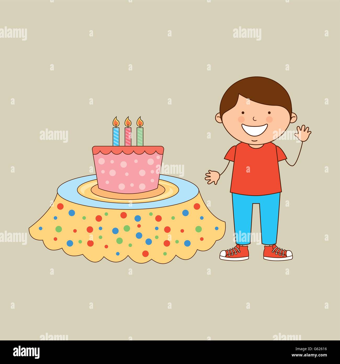 kids celebrating design Stock Vector Image & Art - Alamy