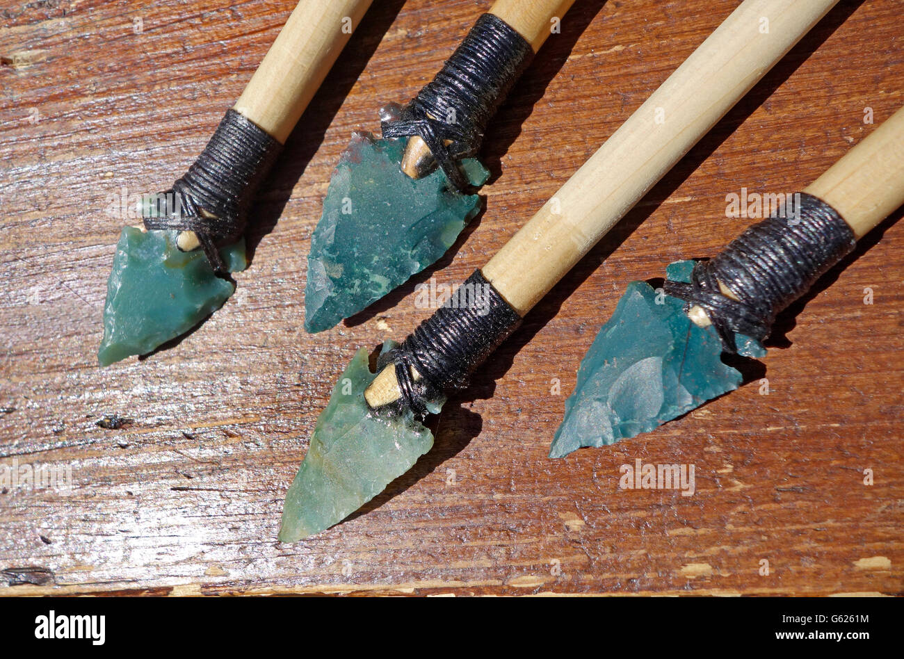 Flint knapping hi-res stock photography and images - Alamy