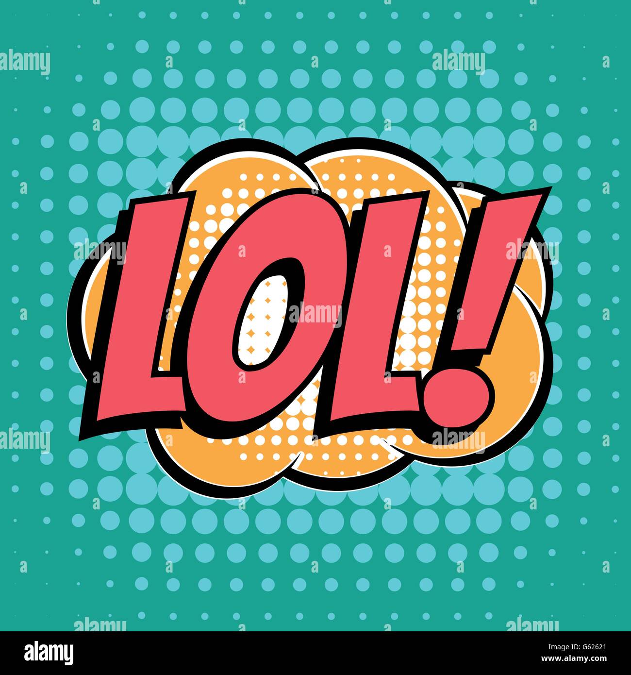 Lol comic book bubble text retro style Stock Vector Image & Art - Alamy