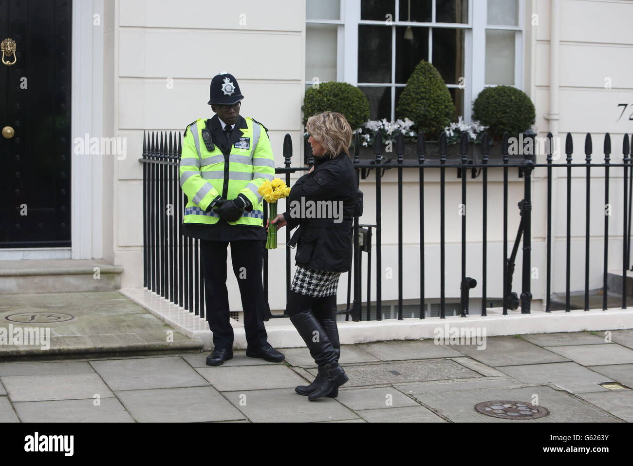 Baroness Thatcher death Stock Photo - Alamy