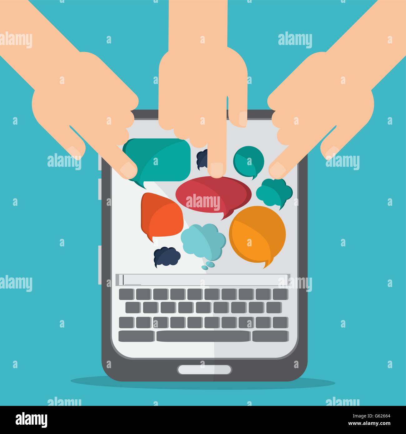 Communication icons design Stock Vector Image & Art - Alamy