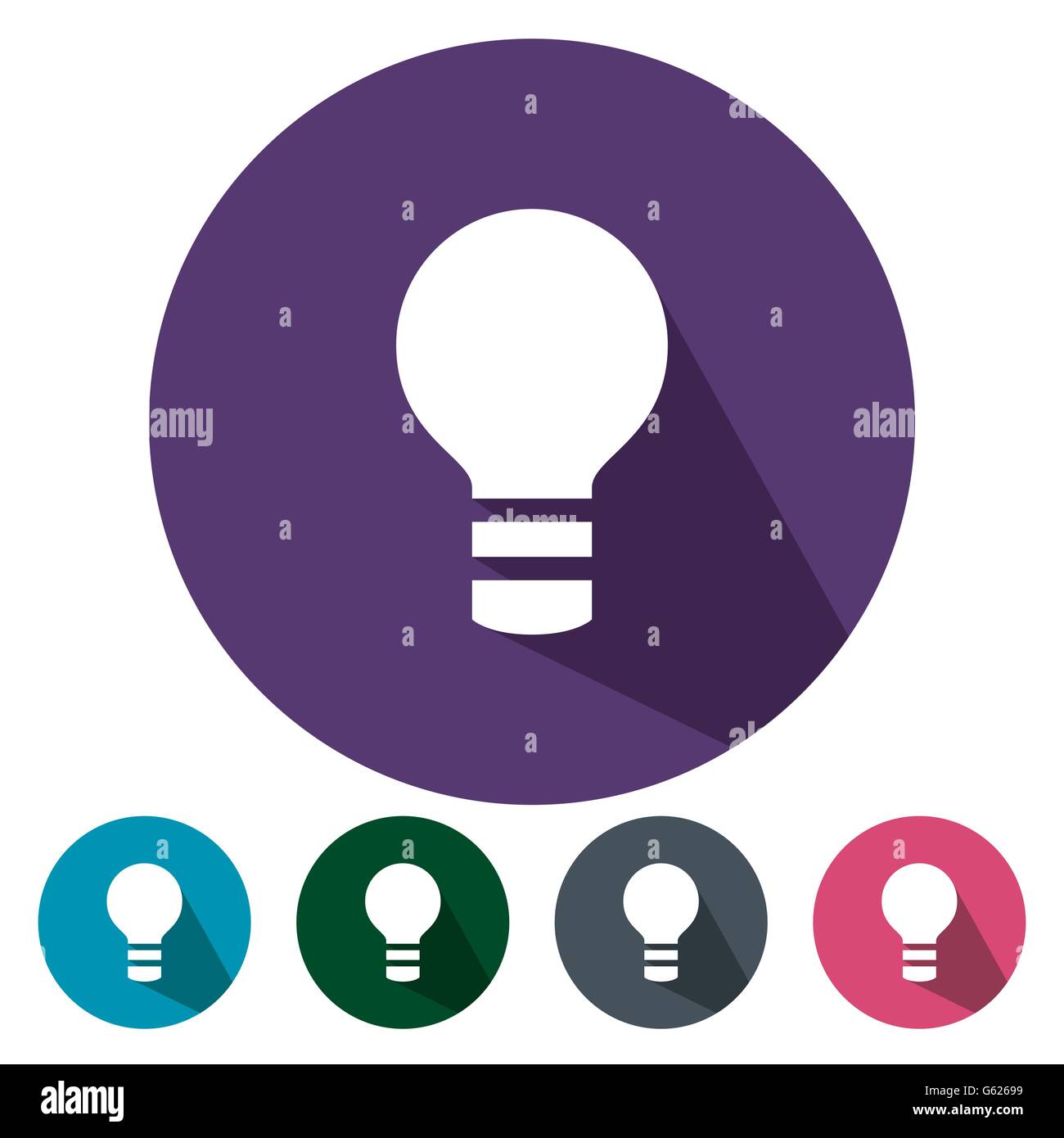 Bulb symbols and signs Stock Vector Images - Alamy