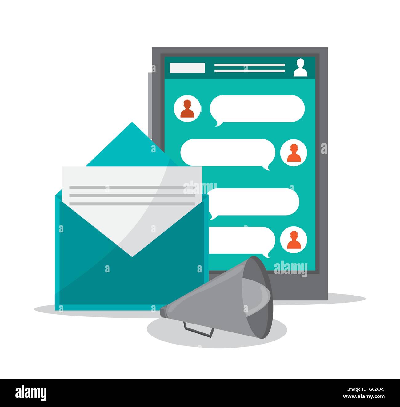 Communication icons design Stock Vector Image & Art - Alamy