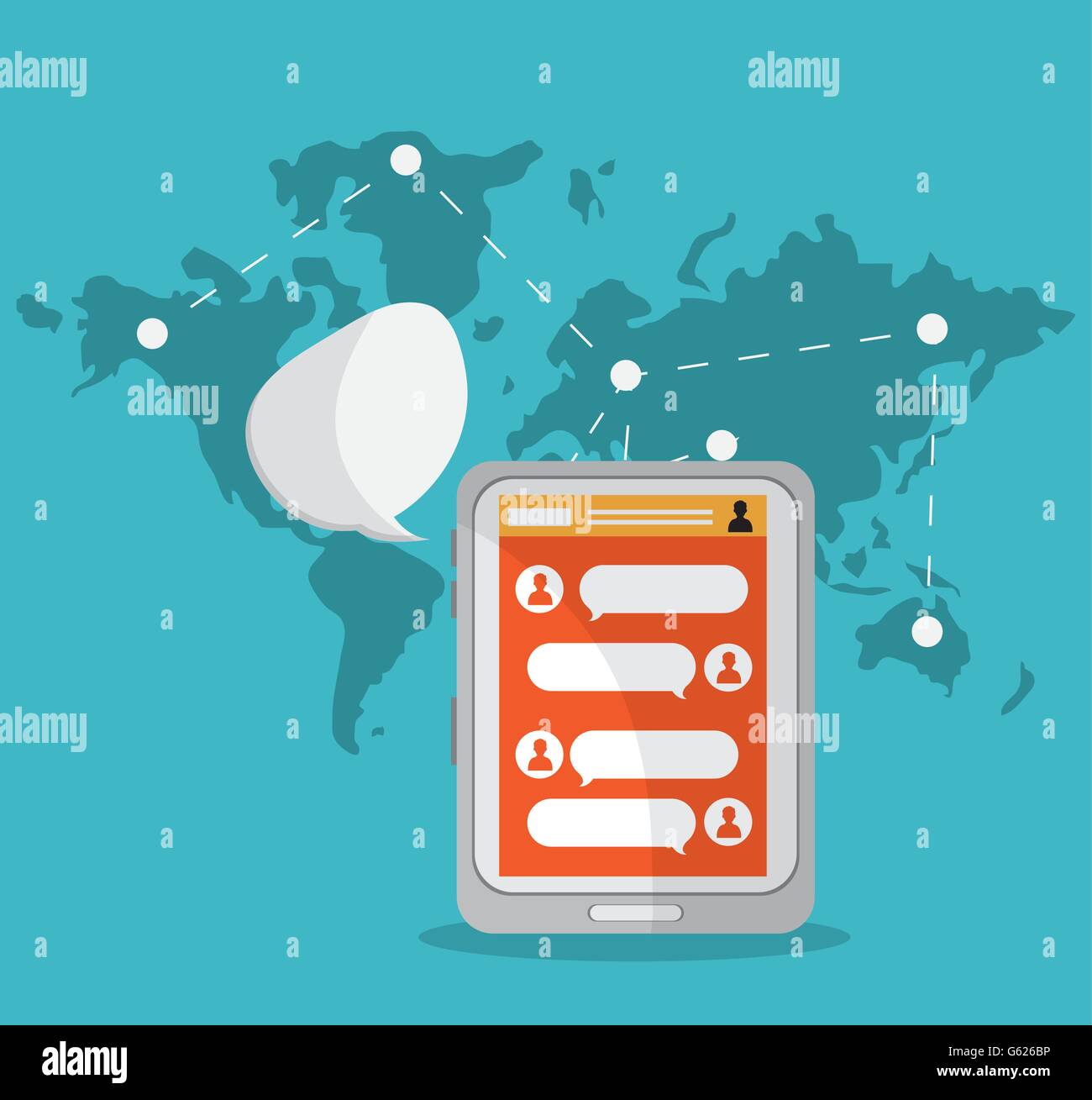 Communication icons design Stock Vector Image & Art - Alamy