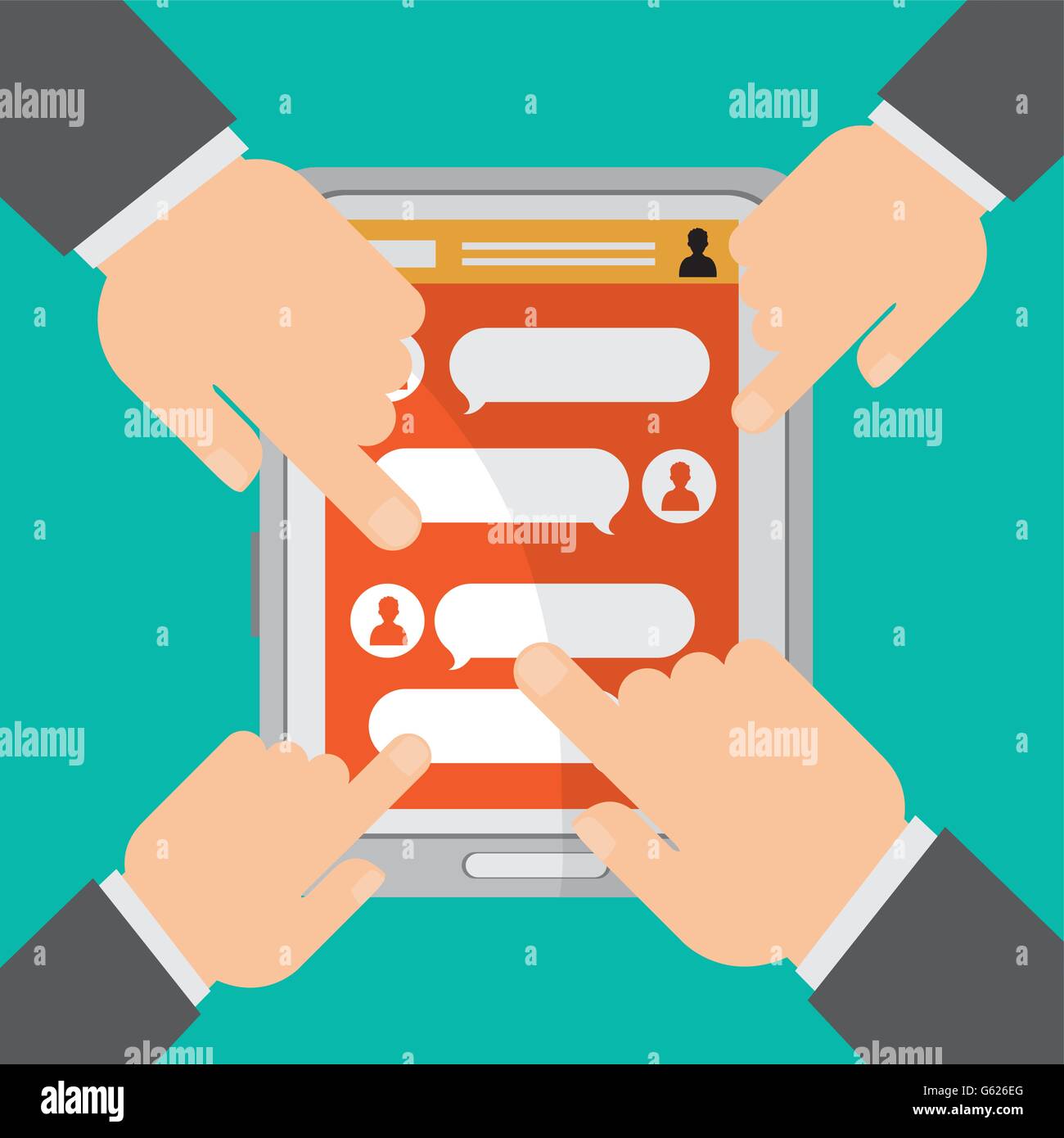 Communication icons design Stock Vector Image & Art - Alamy