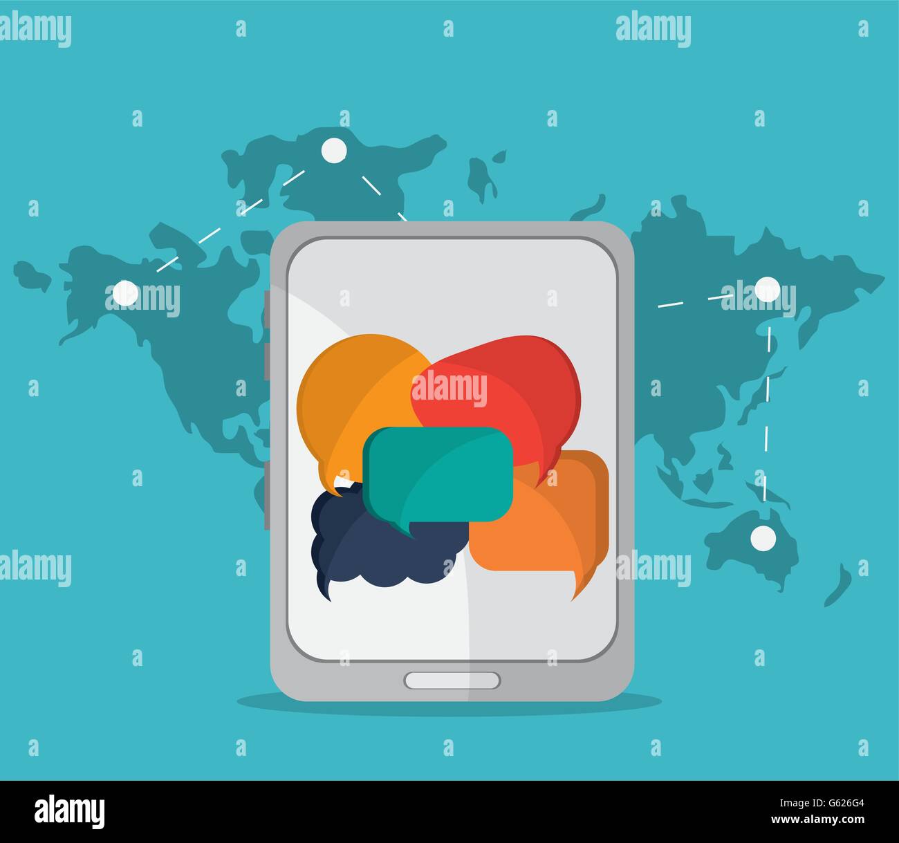 Communication icons design Stock Vector Image & Art - Alamy