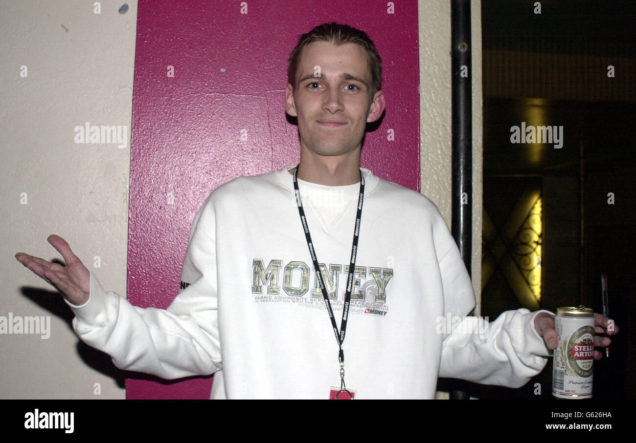 DJ Skully of the UK takes time out to pose for photos after completing ...