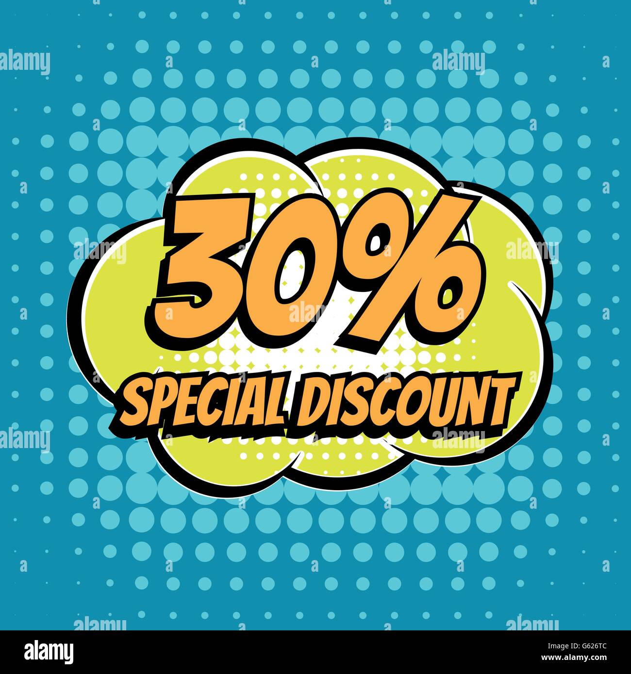 Season sale word retro cartoon hi-res stock photography and images - Alamy