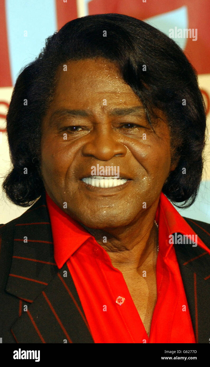 The legendary James Brown arriving for the MTV Video Music Awards ...