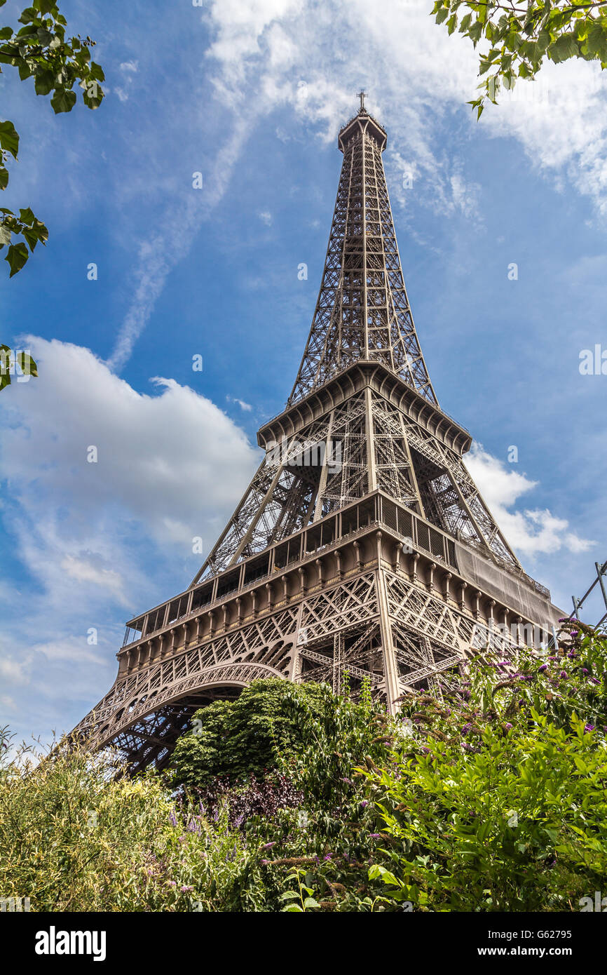 View of Eiffel Tower in Paris Stock Photo - Alamy