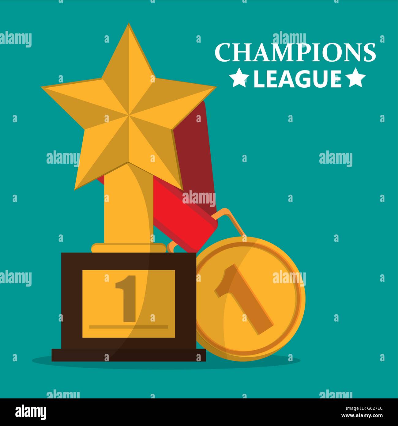Trophy icon, first position Stock Vector Image & Art - Alamy