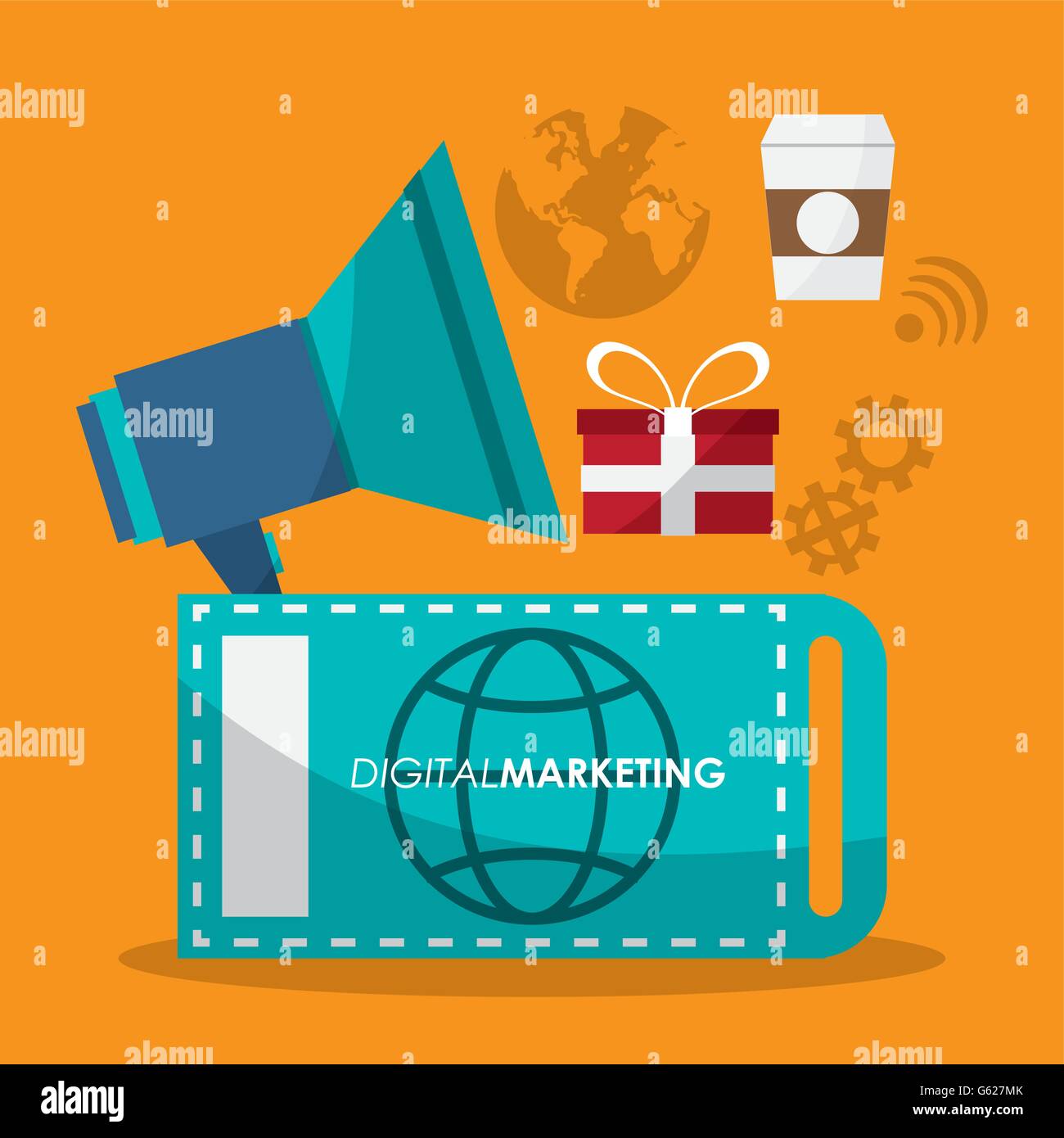 Digital Marketing design Stock Vector Image & Art - Alamy