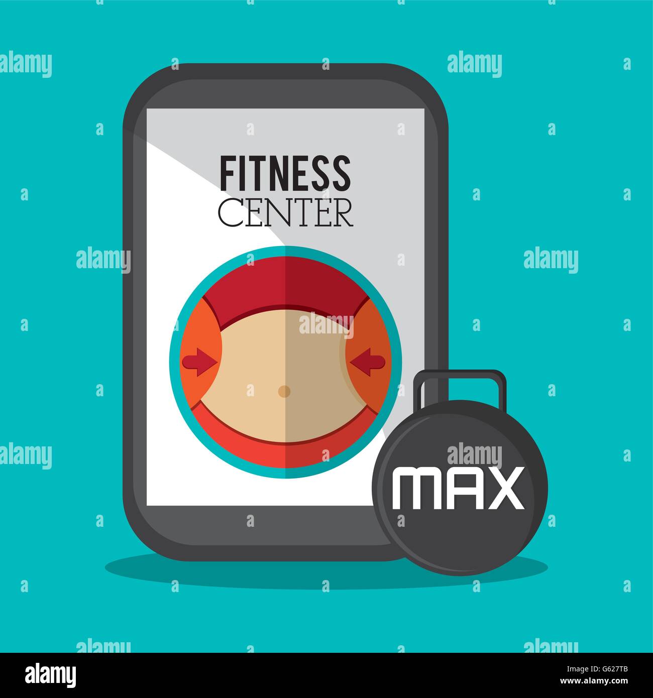 Fitness Center design Stock Vector Image & Art - Alamy