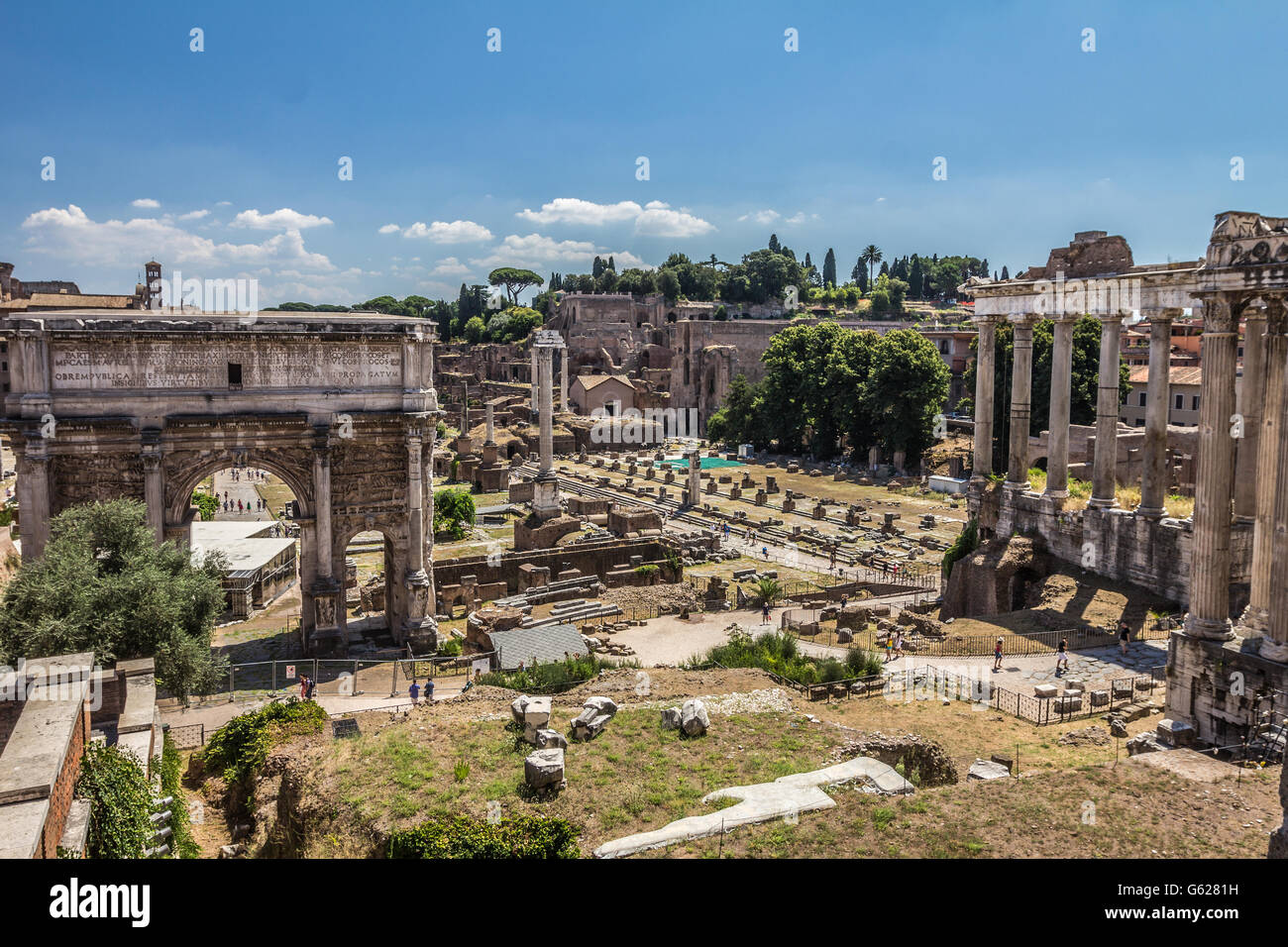The Roman Forum in Rome Stock Photo - Alamy