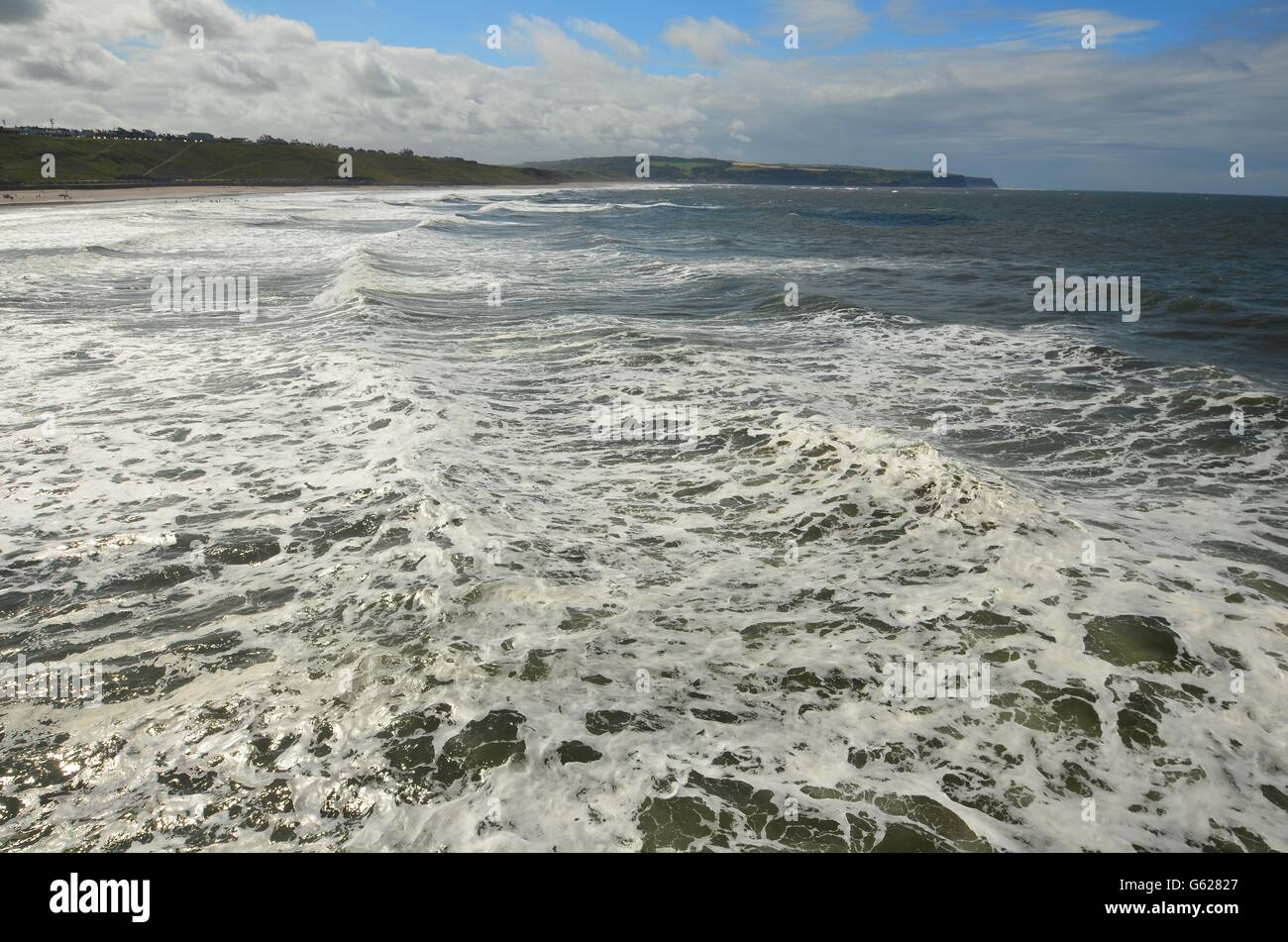 Rough sea whitby north yorkshire hi-res stock photography and images ...