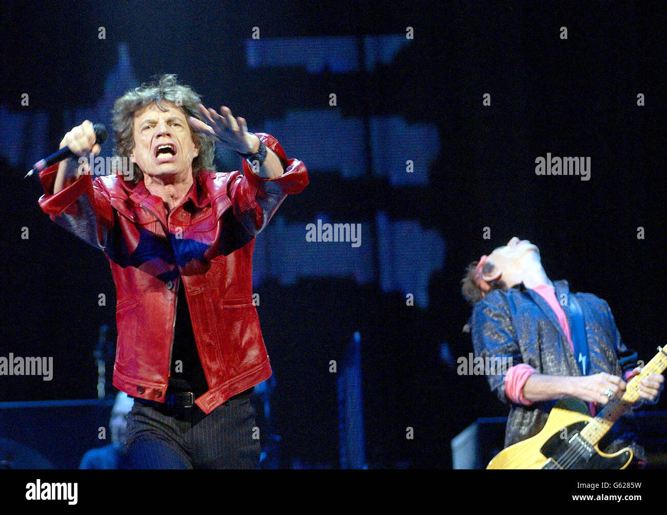 Sir Mick Jagger Rolling Stones Stock Photo - Alamy