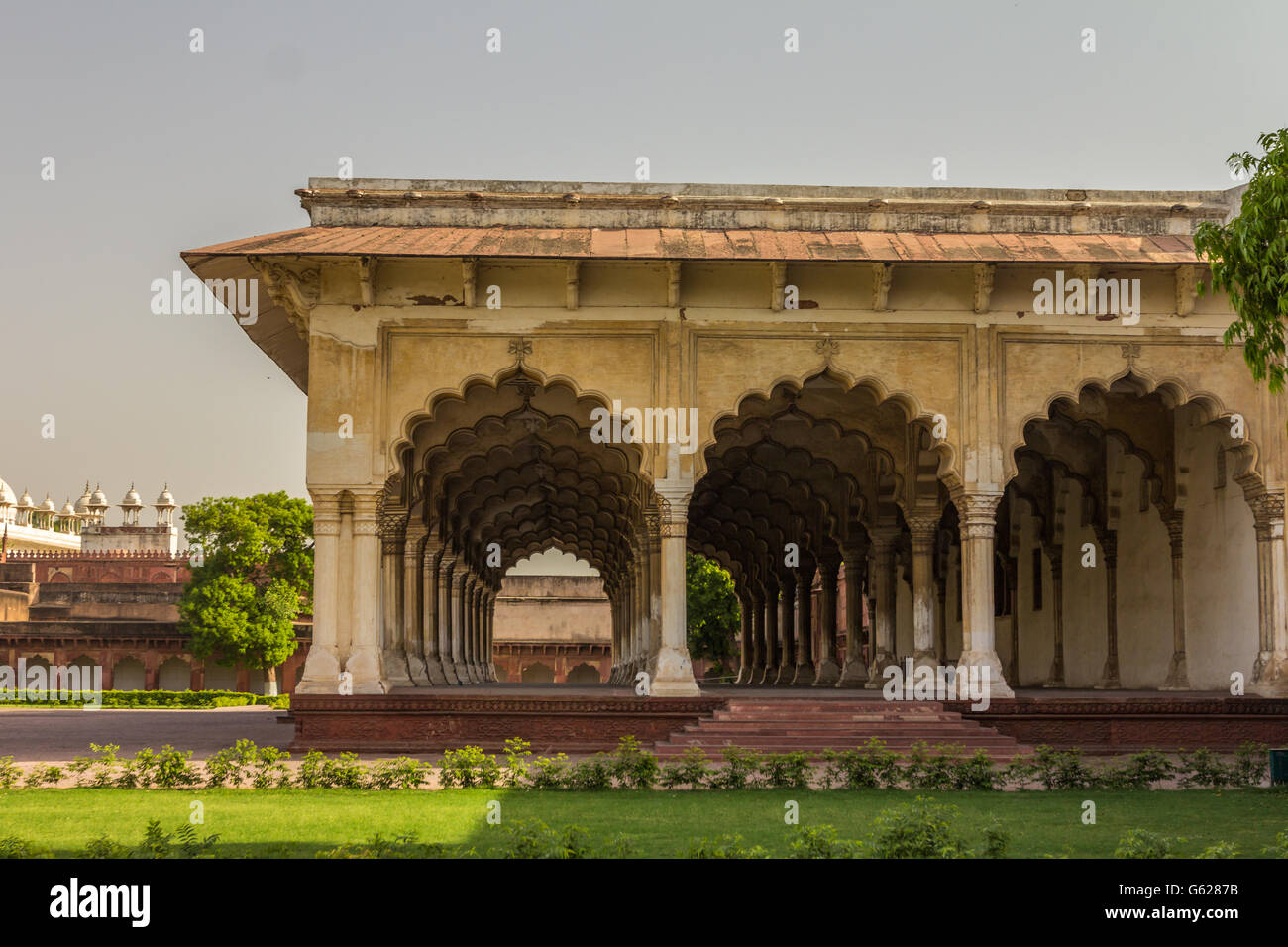 Garden red fort hi-res stock photography and images - Alamy