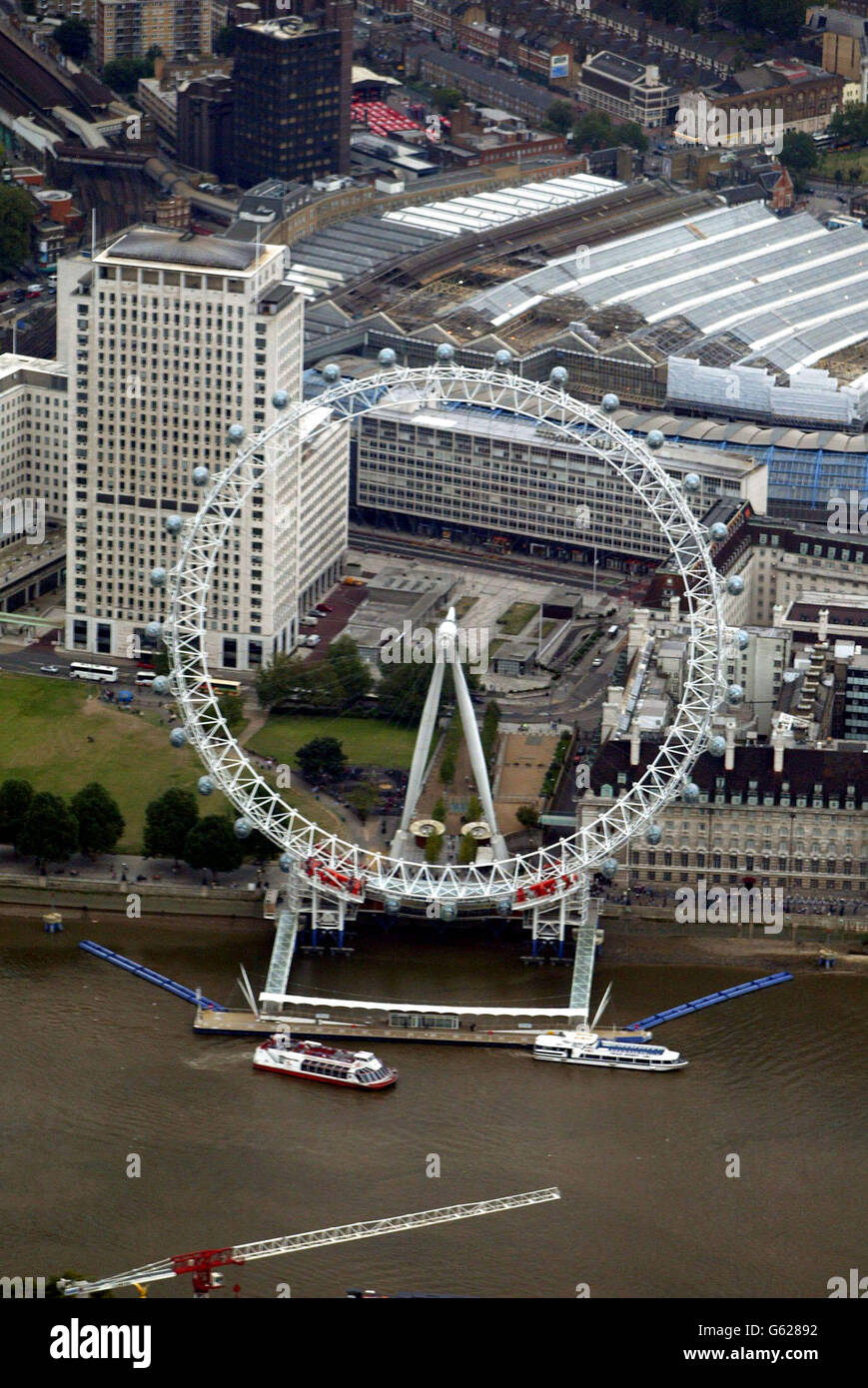 Aerial view waterloo station london hi-res stock photography and images ...