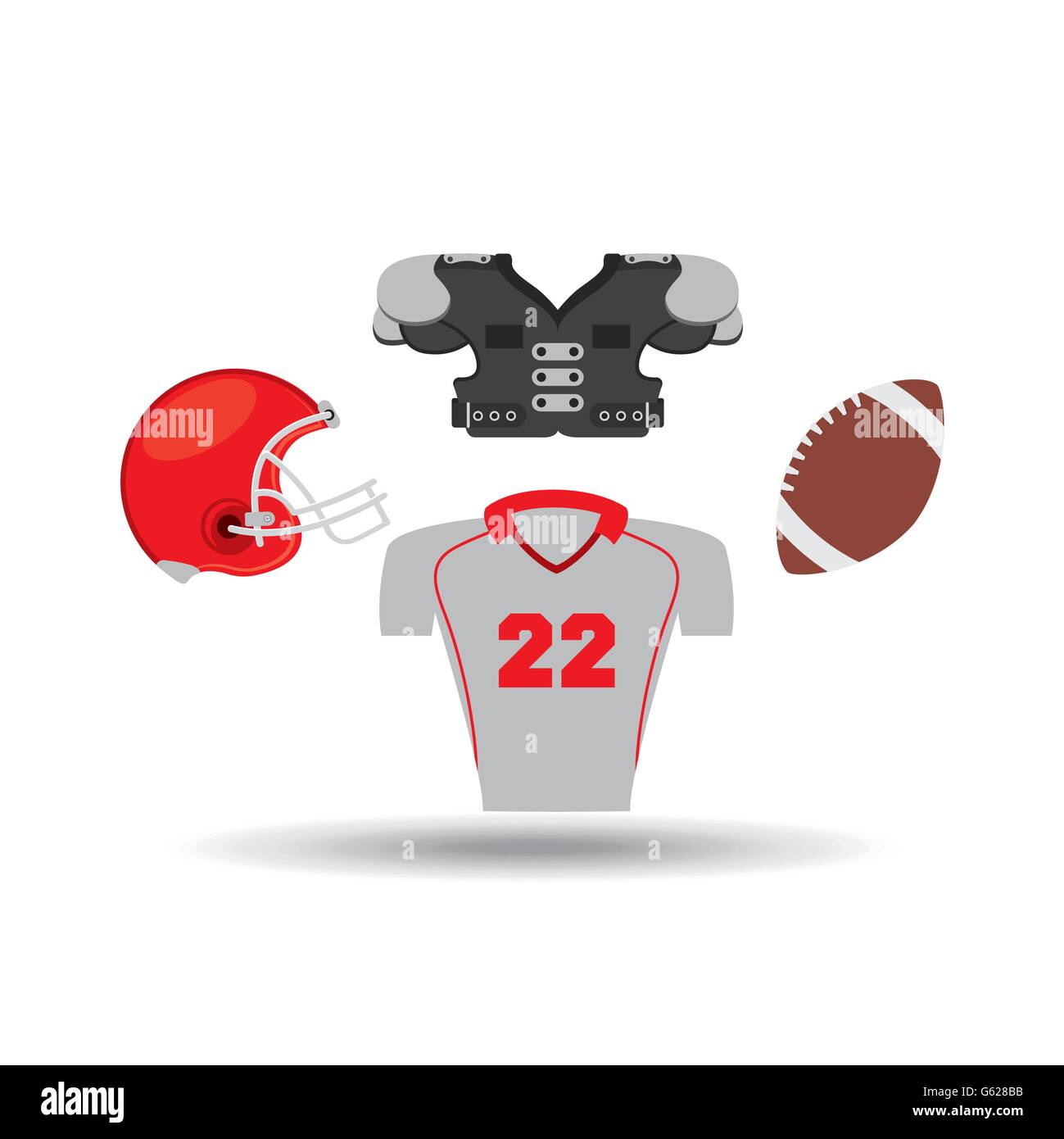 american football design Stock Vector Image & Art - Alamy
