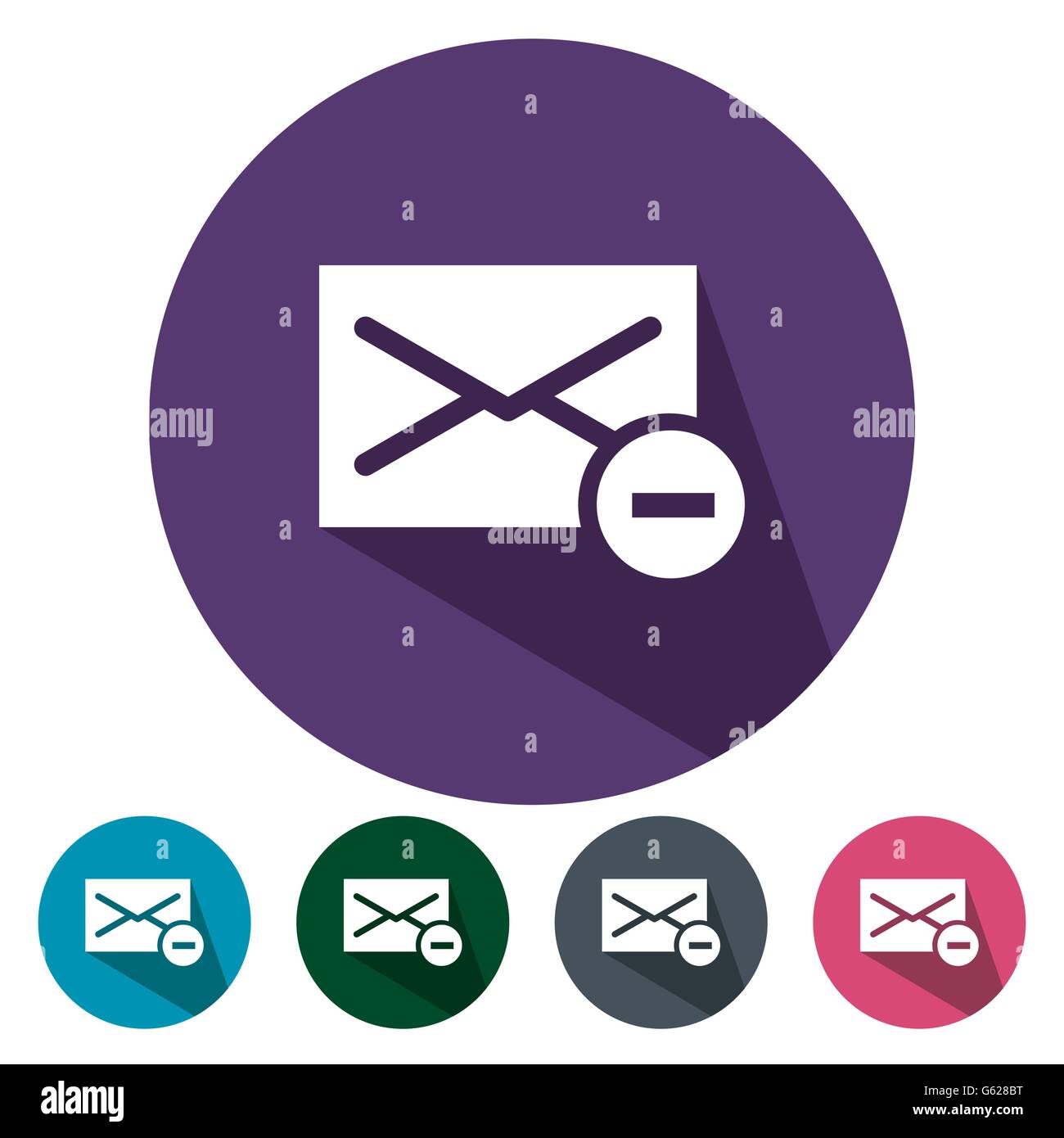 Email delete Stock Vector Images - Alamy
