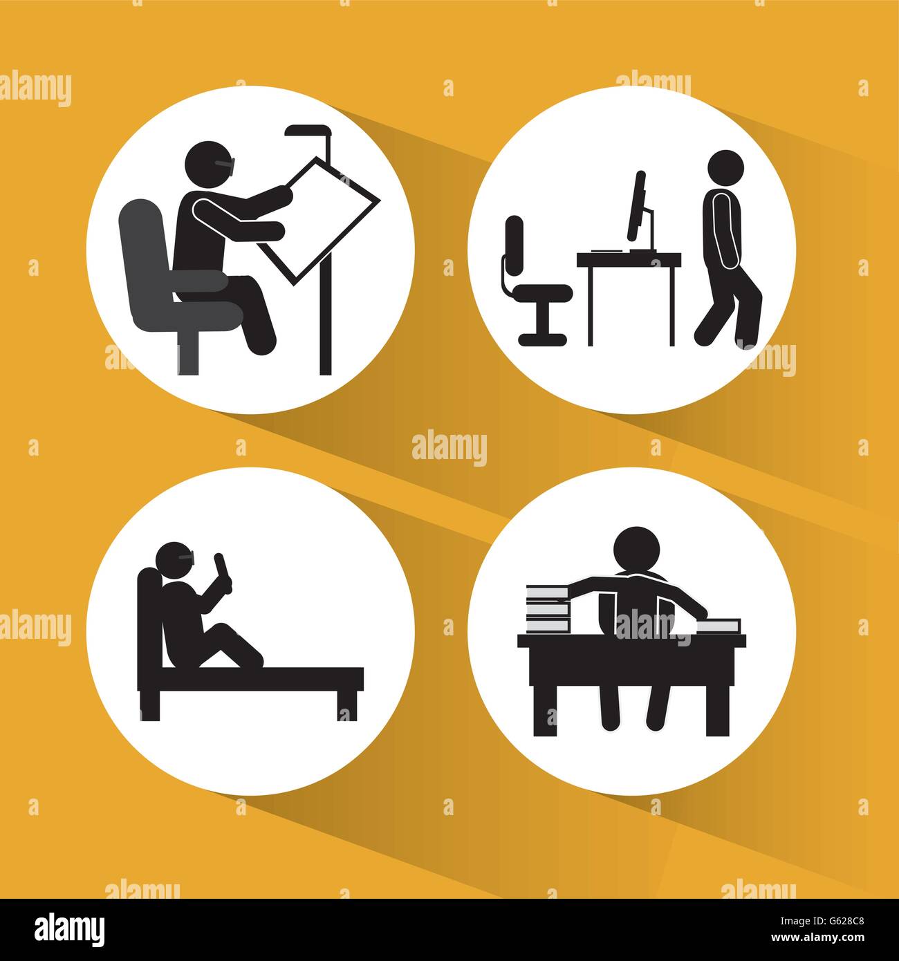 Pictogram doing activity design Stock Vector Image & Art - Alamy