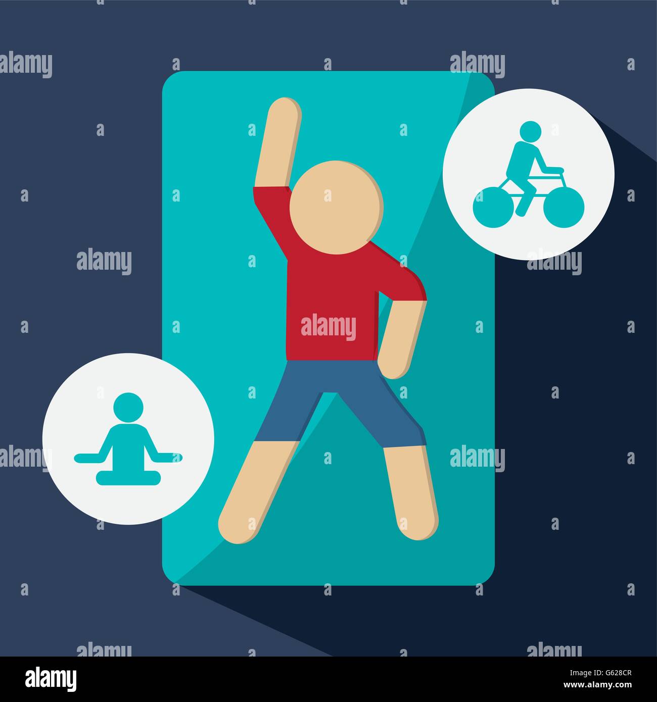 Pictogram doing activity design Stock Vector Image & Art - Alamy