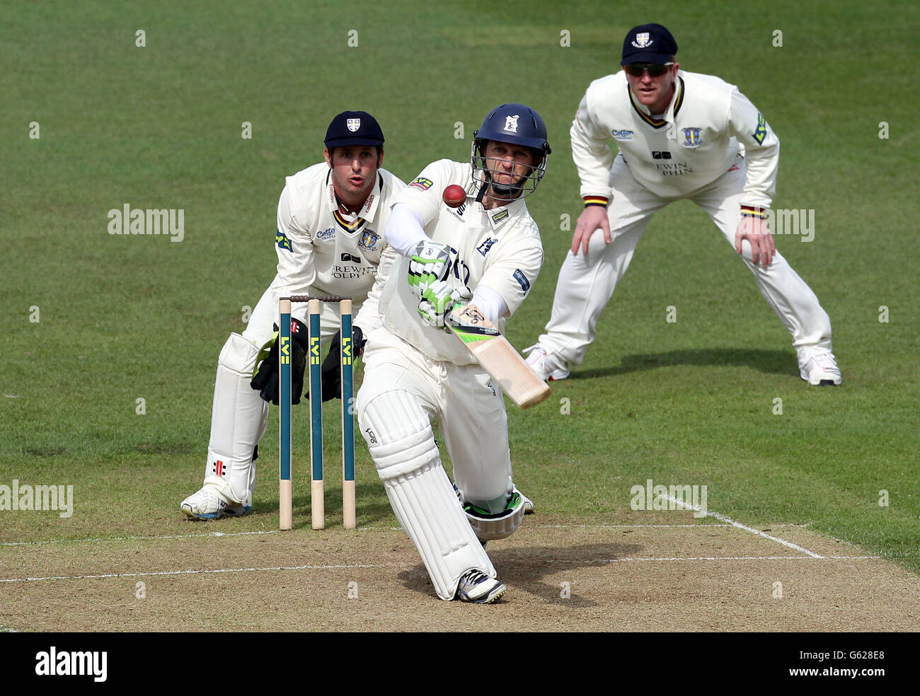 Warwickshire's Jim Troughton batting during the day one of the LV ...