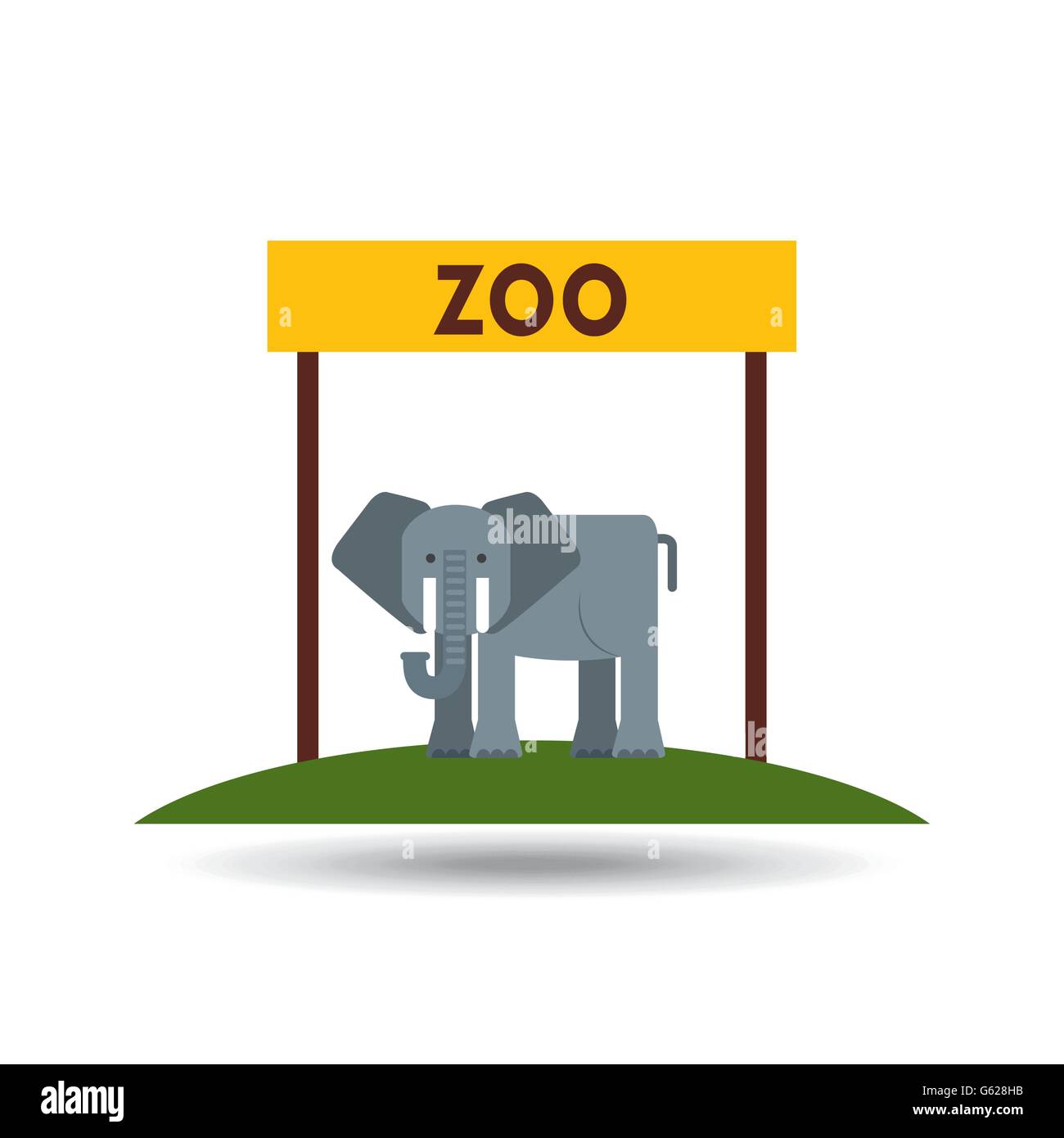 zoo animals design Stock Vector Image & Art - Alamy