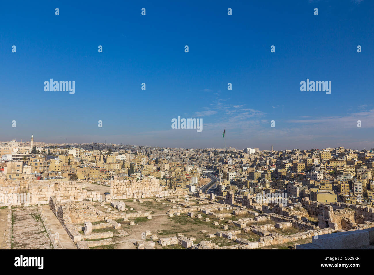 Panoramic view of Amman in Jordan Stock Photo - Alamy