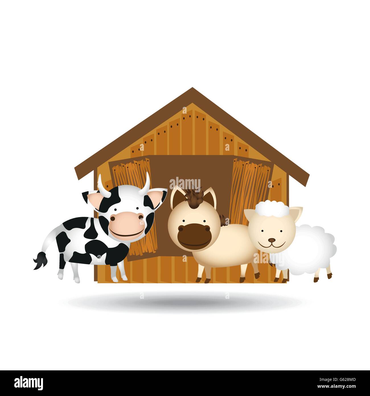 animals farm design Stock Vector Image & Art - Alamy