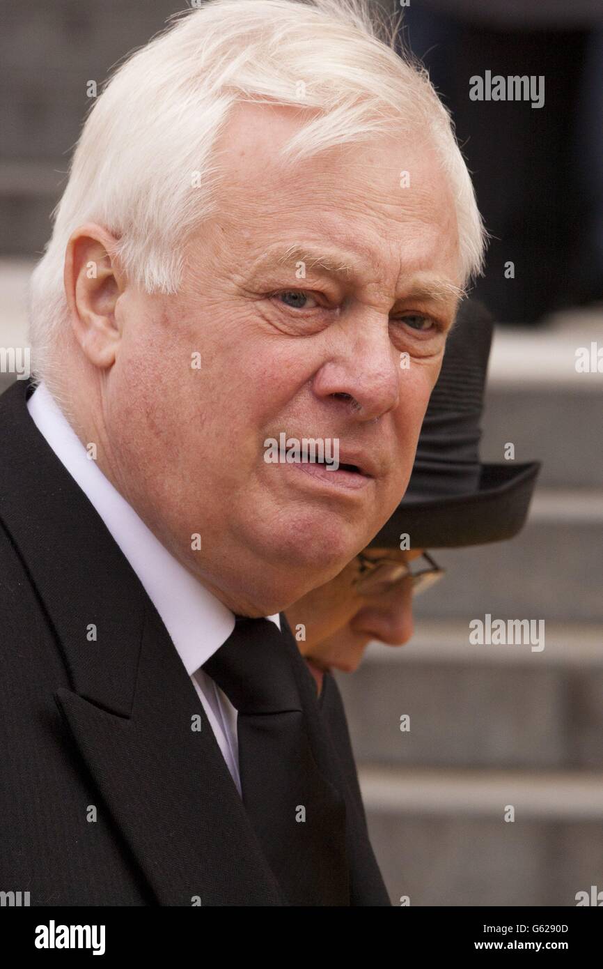 Lord patten leaves st pauls cathedral hi-res stock photography and ...