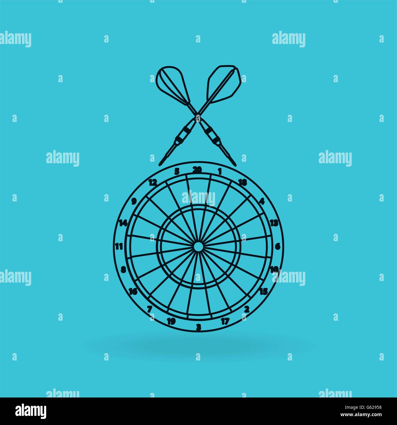 darts player design Stock Vector Image & Art - Alamy