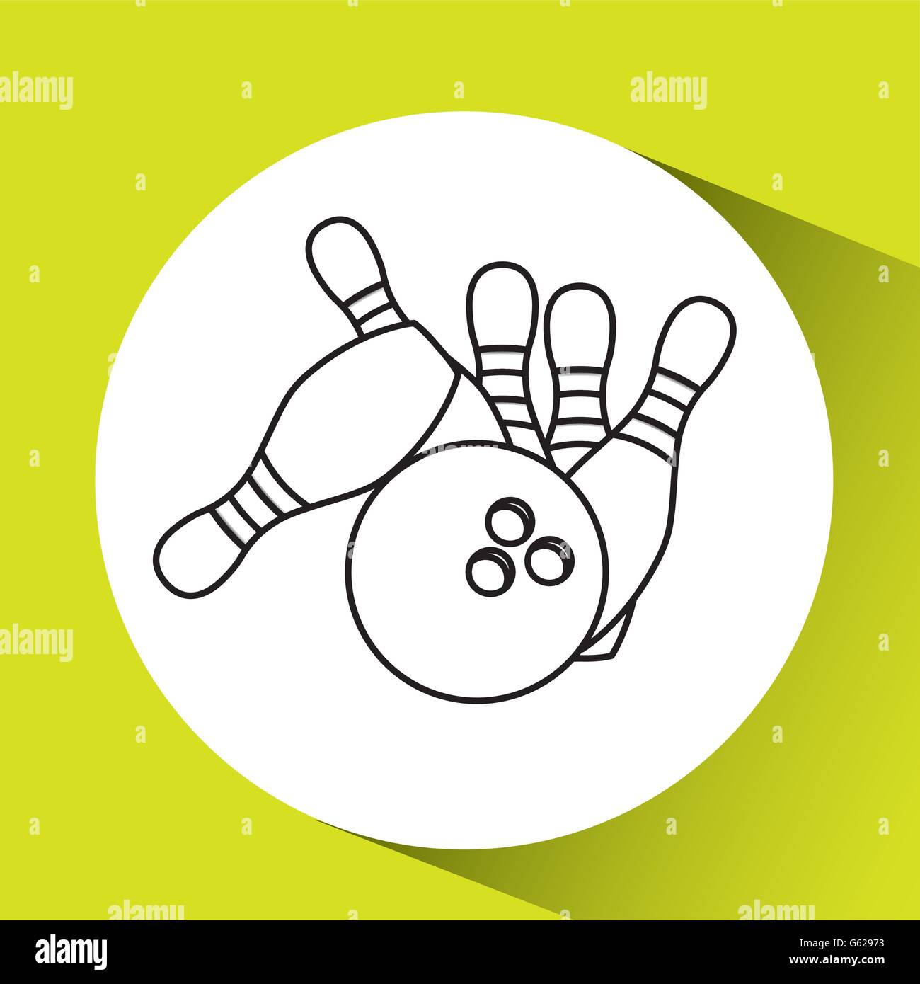 bowling sport design Stock Vector Image & Art - Alamy