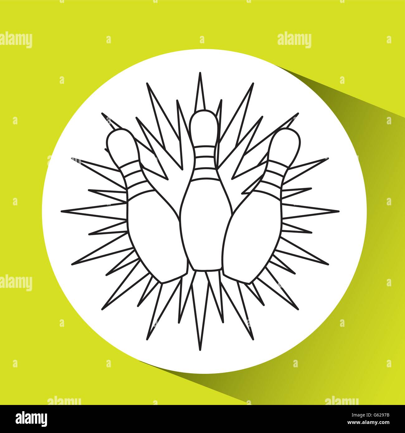 bowling sport design Stock Vector Image & Art - Alamy